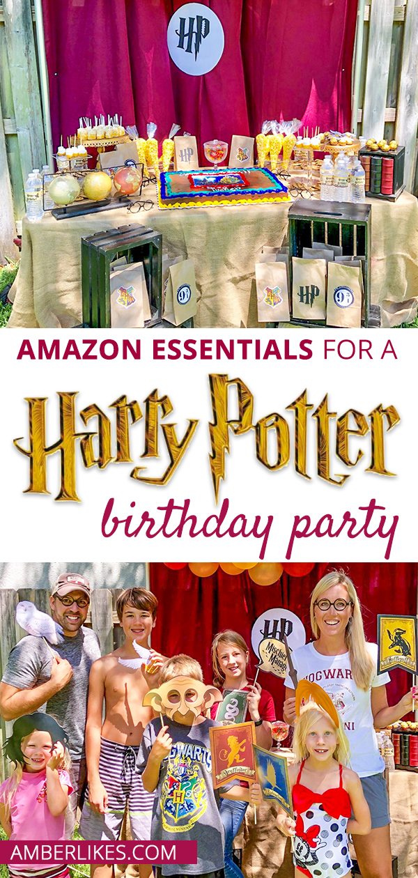 Harry Potter Birthday Party: Amazon Essentials - Amber Likes