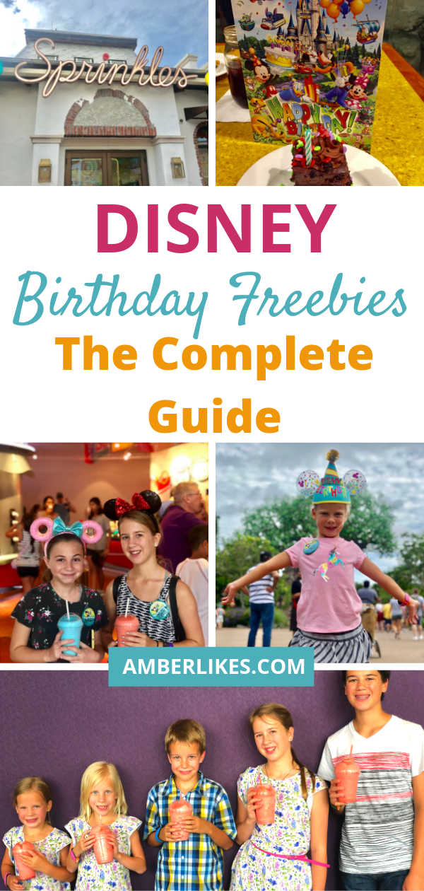 All of the Best Disney World Birthday Freebies - Amber Likes