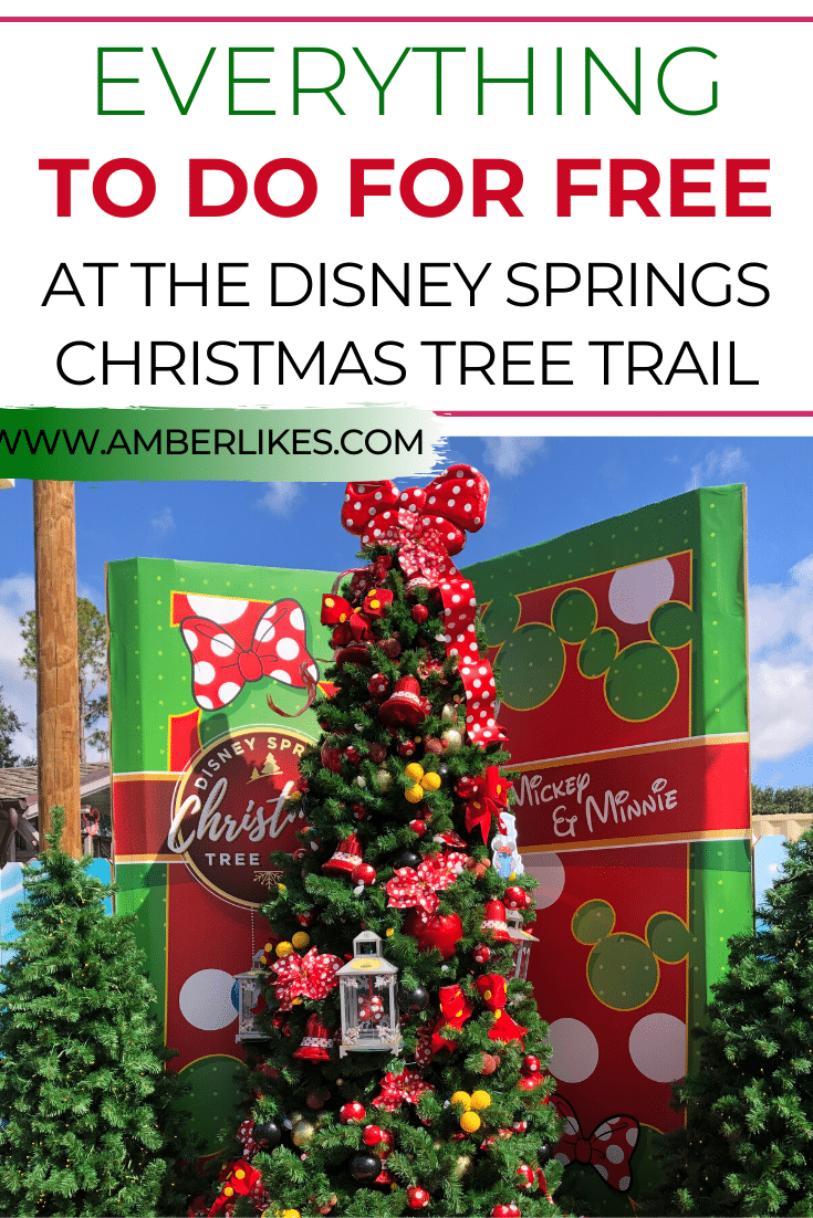 Disney Springs Christmas Tree Trail: Free and Fun - Amber Likes